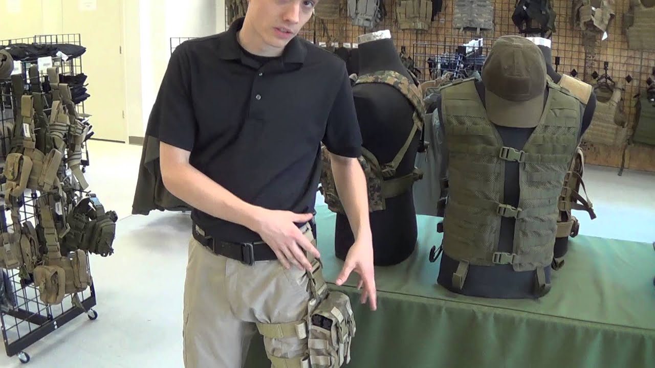 Airsoft GI Uncut - Condor Outdoor Drop Leg M4 Magazine Pouch - YouTube