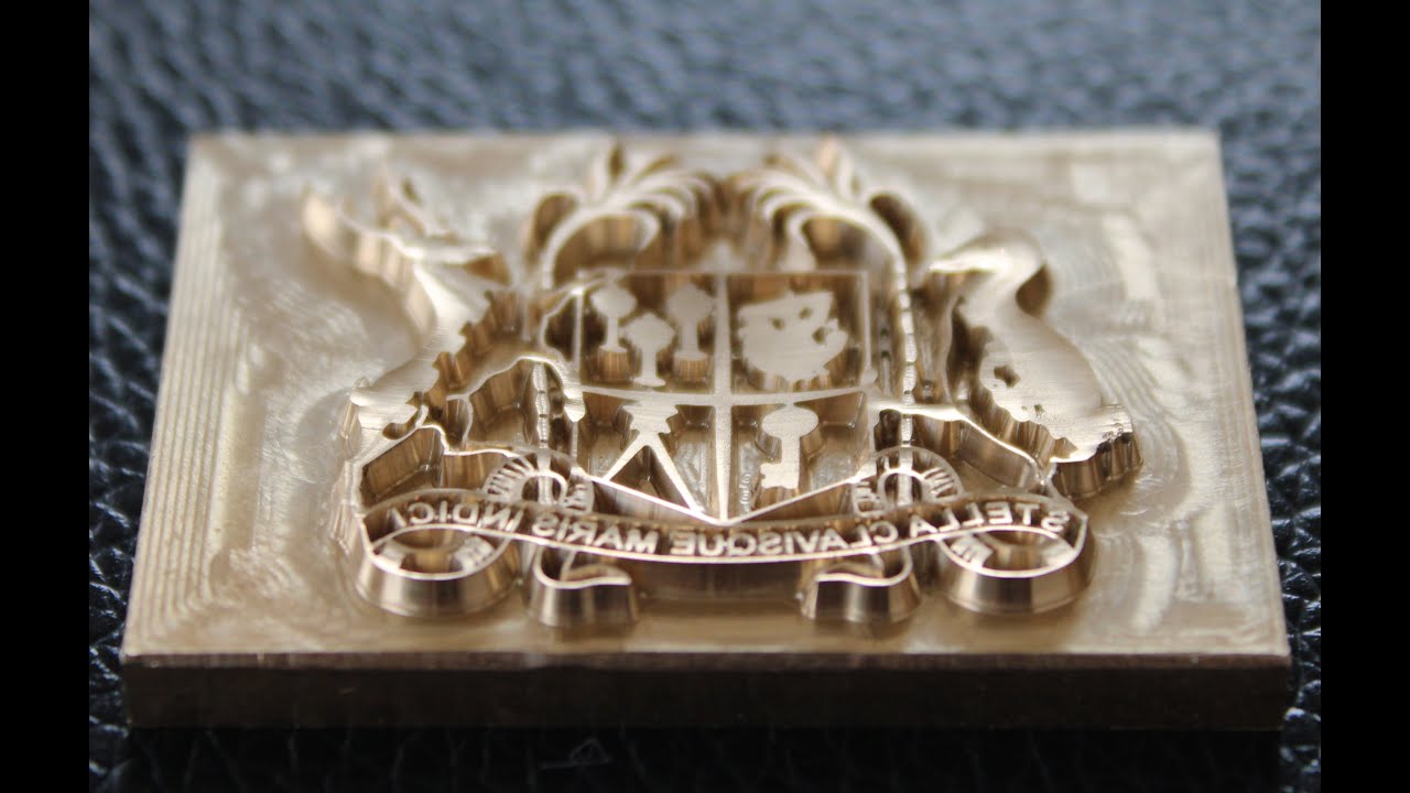 CNC Machine ND6050F processing brass counter dies - YouTube