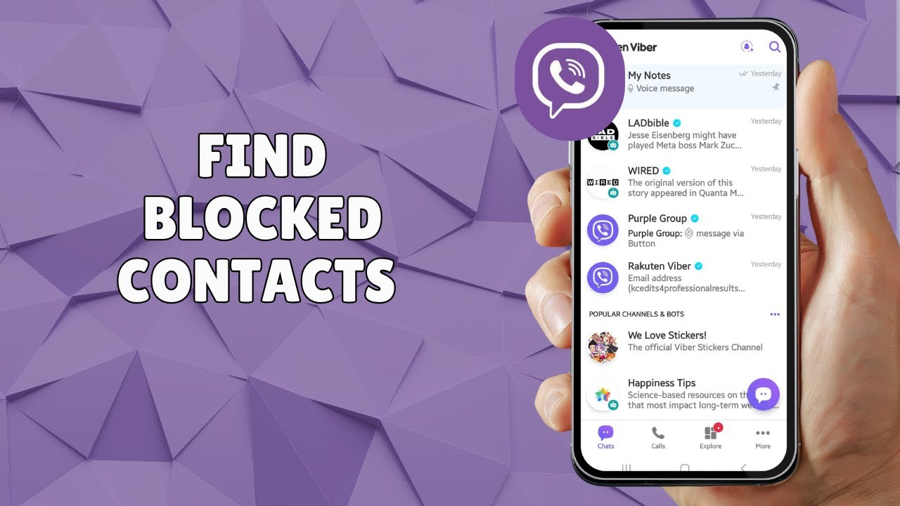 HOW TO FIND BLOCKED CONTACTS ON VIBER - YouTube