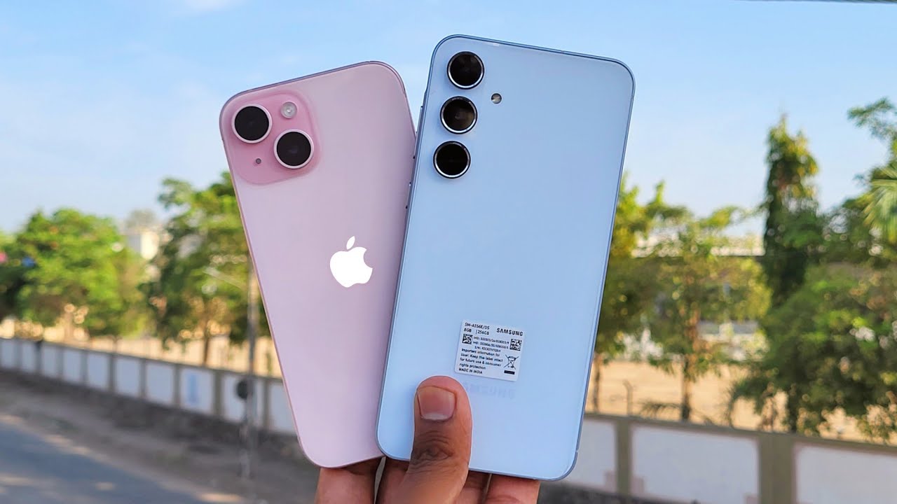 Samsung Galaxy A55 Vs iPhone 15 Camera Test | iPhone 15 Vs Samsung ...