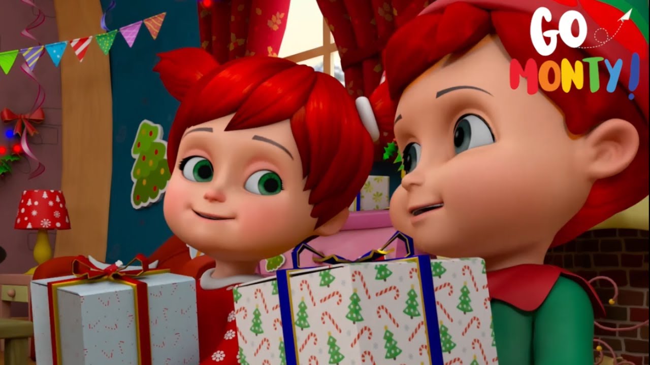 Christmas Surprise Song | Merry Christmas | Nursery Rhymes | GO Monty ...