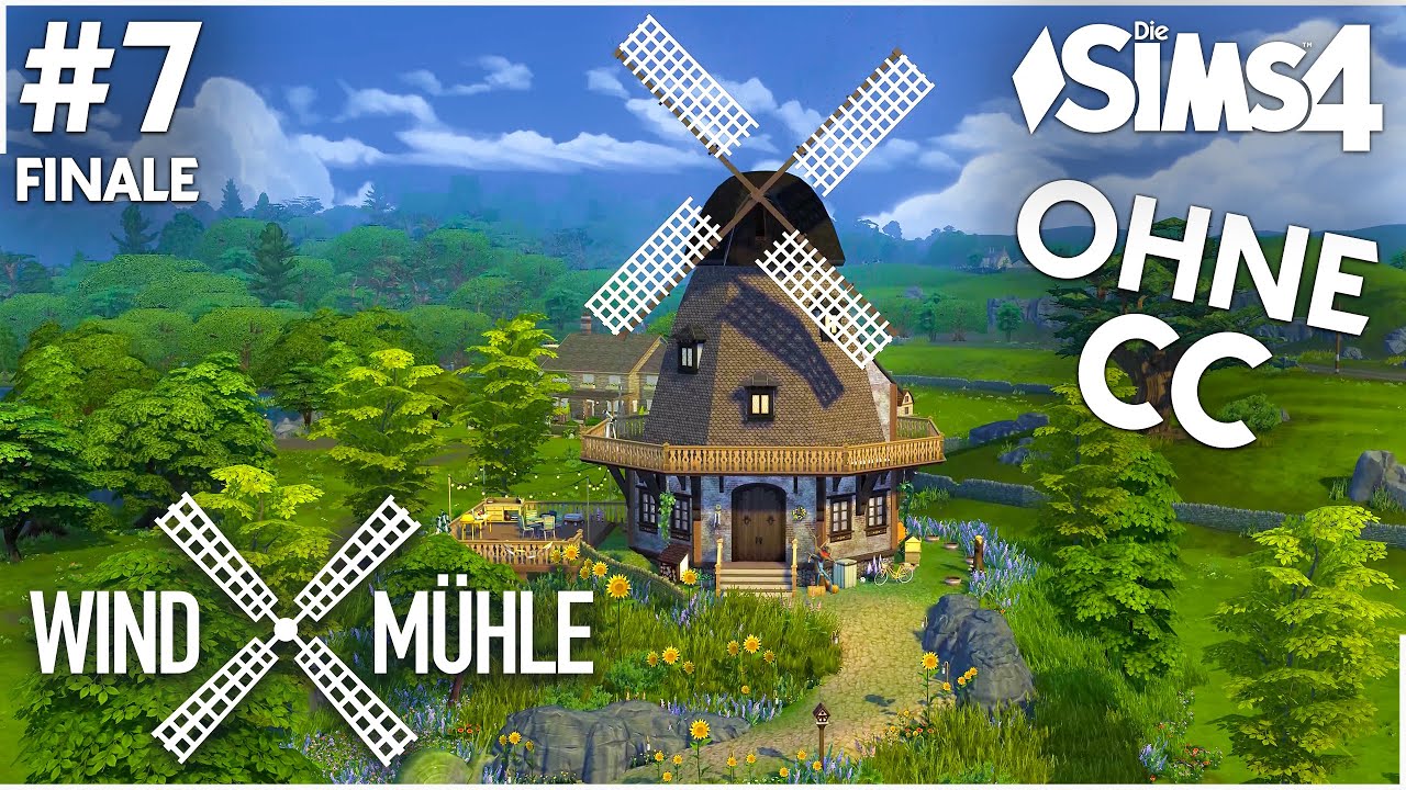 WIND MÜHLE 💚 Haus bauen in Die Sims 4 mit allen Packs und Tipps ...