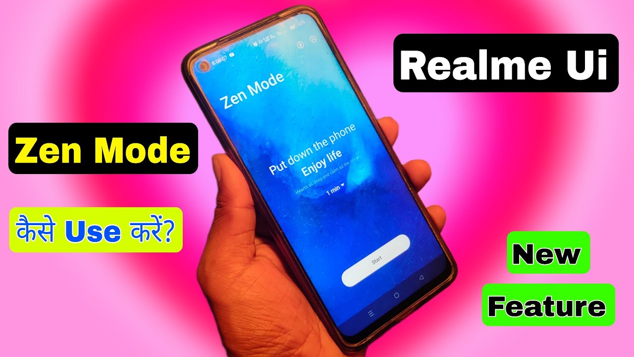 Realme Zen Mode kaise Use kare | Realme Zen Mode Use karne ka Tarika ...