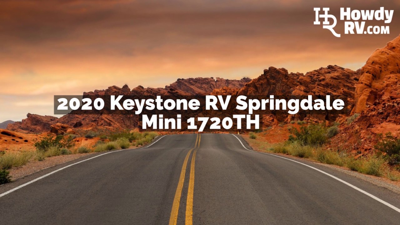 2020 Keystone RV Springdale Mini 1720TH For Sale In Mathis, TX - YouTube