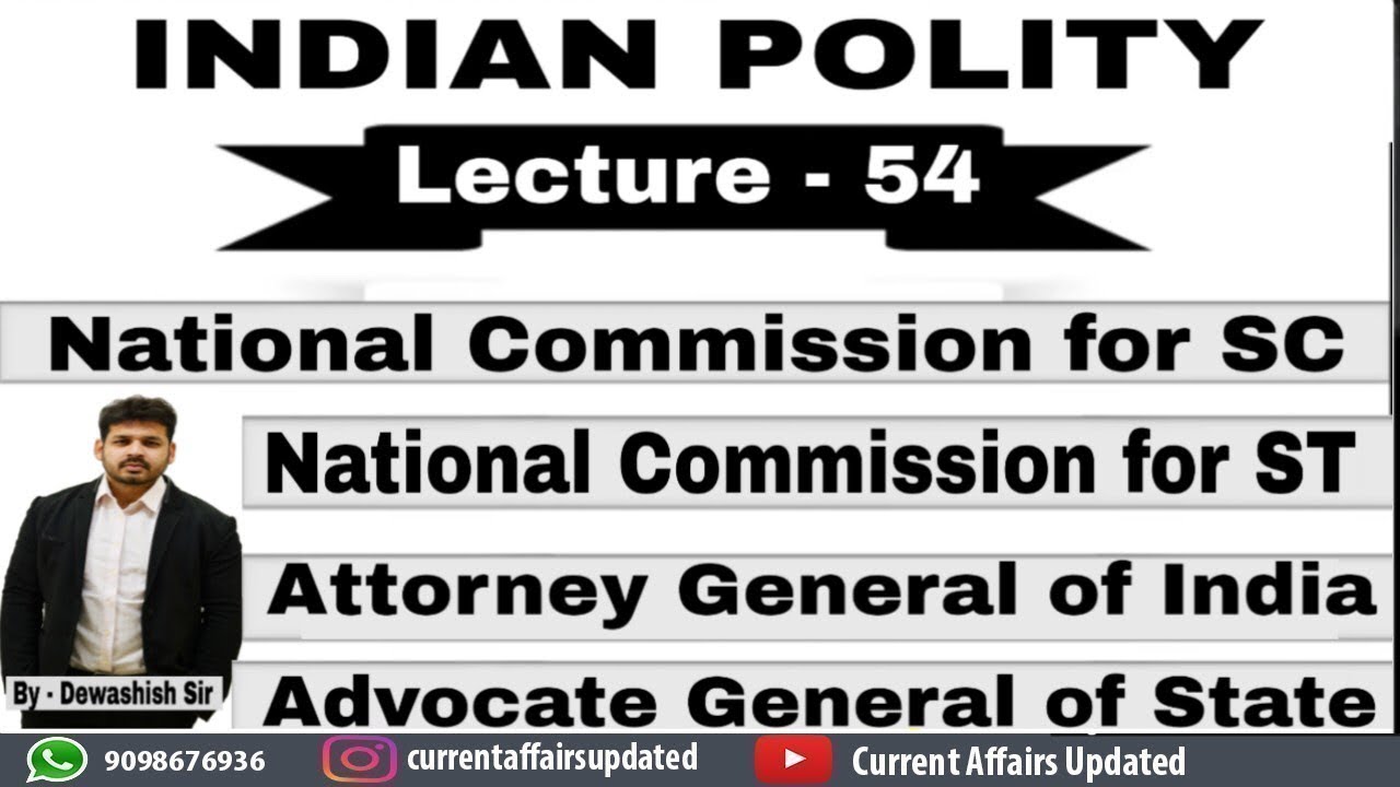 Polity- Lecture 54 Attorney General of India , Advocate General of ...