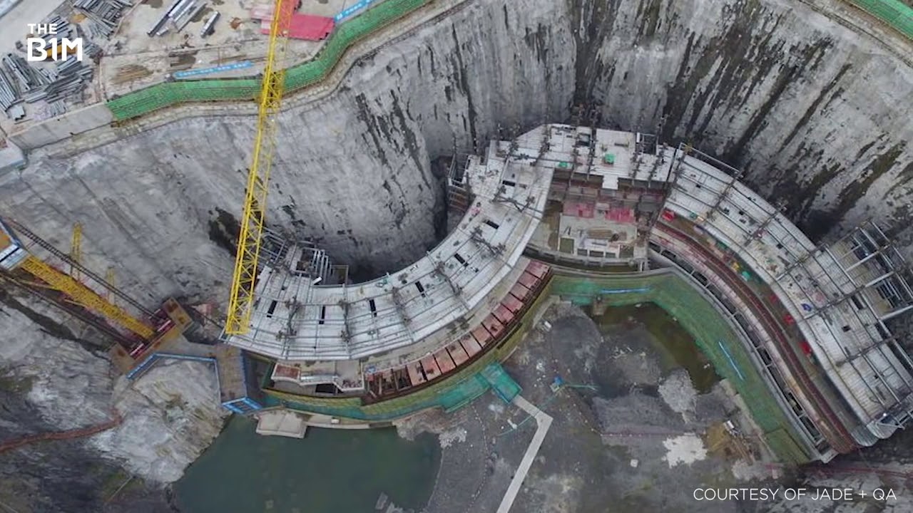 Shanghai's Underwater Quarry Hotel The B1M 1 - YouTube