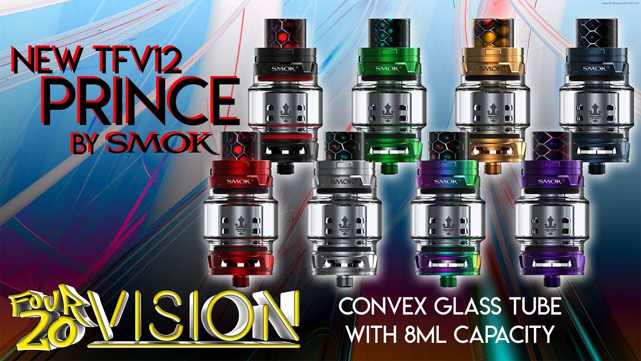 NEW SMOK TFV12 Prince tank 8ml - Four20Vision - YouTube