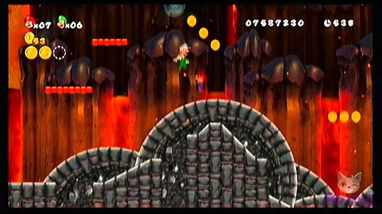 obey luigi New Super Mario Bros. Wii - World 8-2 - YouTube