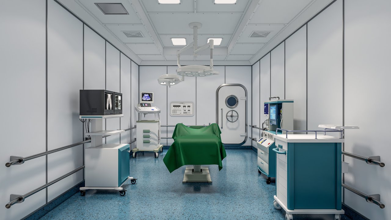 Modern Hospital operating room render in enscape Designed by IID Studio ...
