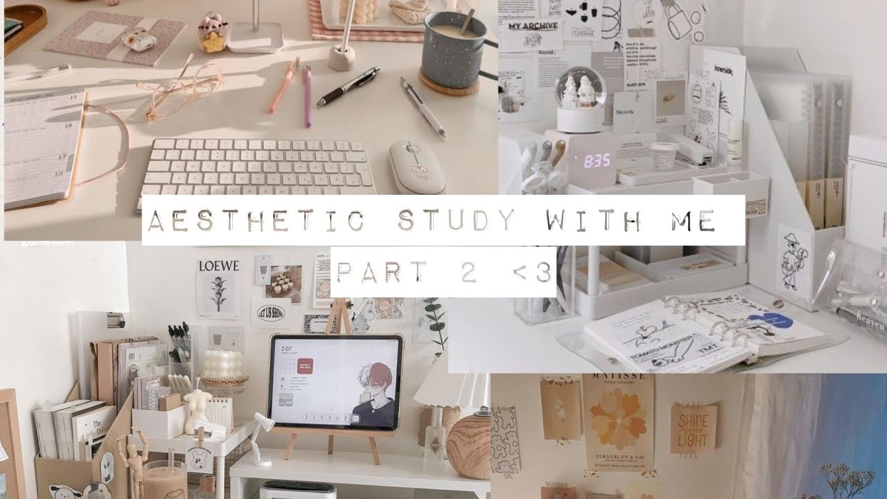 Aesthetic Study With Me part 2 ( TikTok compilation) // ASMR - YouTube