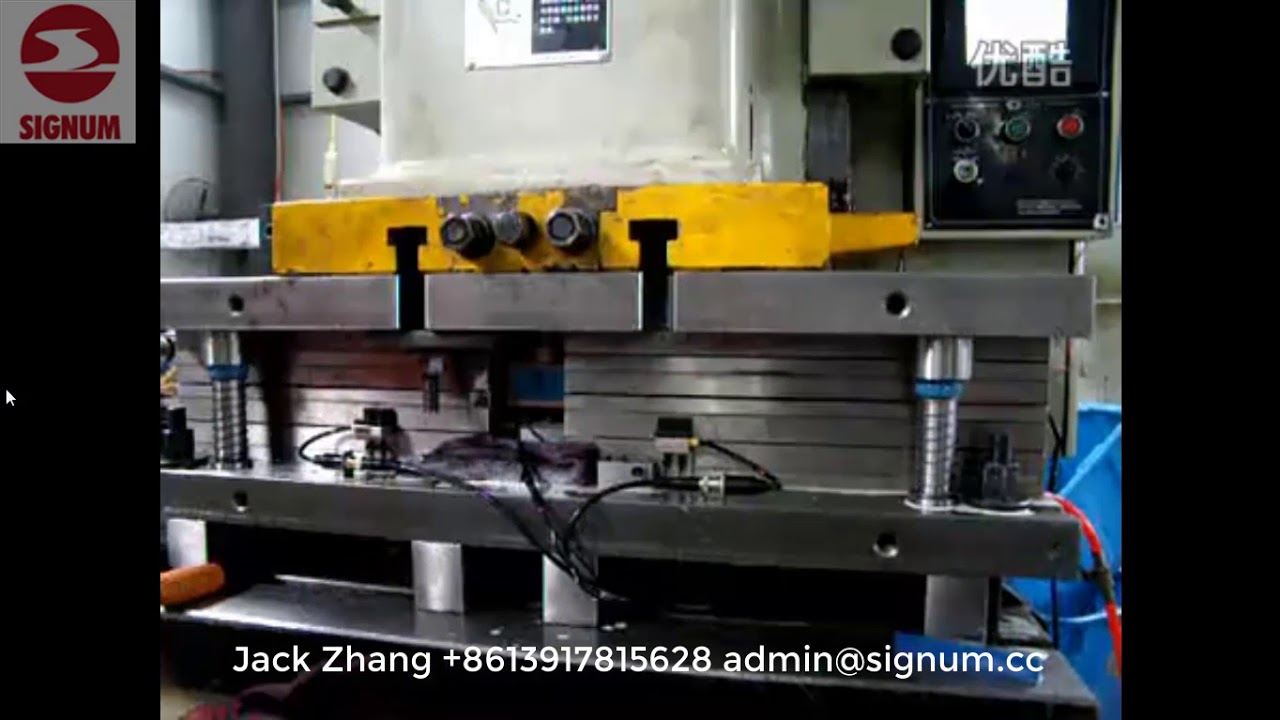 Deep Drawing Progressive Die - YouTube