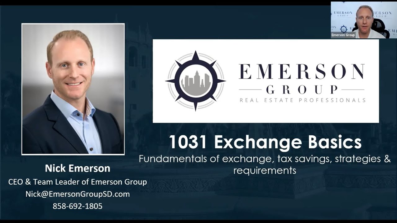 Wealth Call: 1031 Exchange Basics with Nick Emerson - YouTube