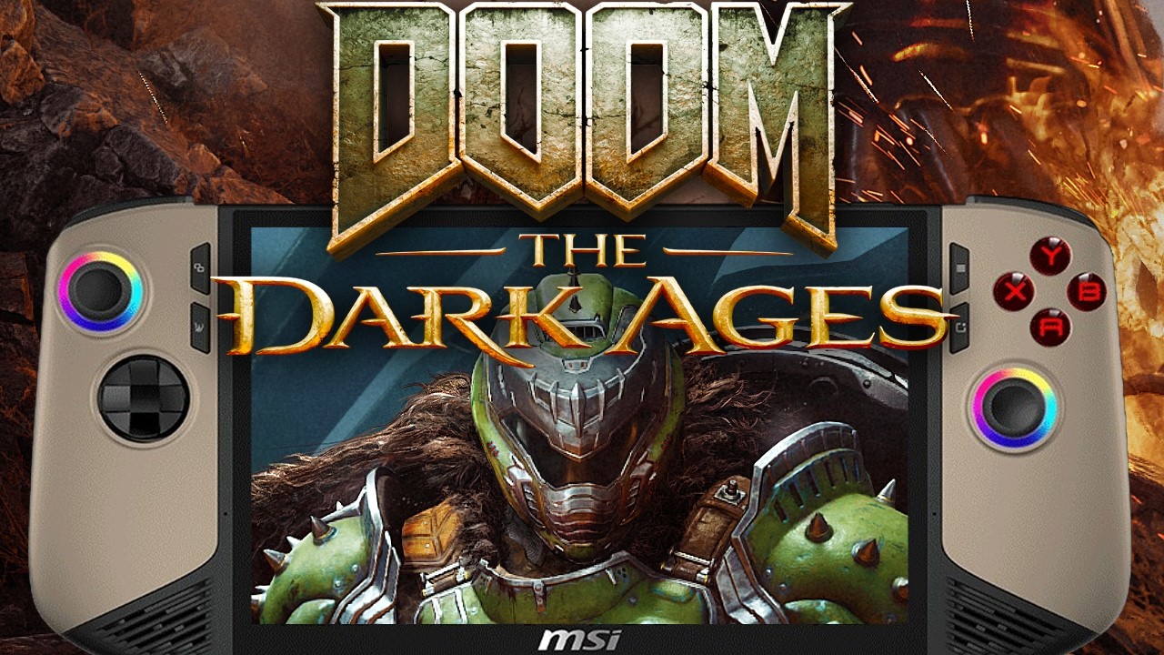 DOOM The Dark Ages MSI Claw 8 AI+ Performance Tested - Is it Playable ...