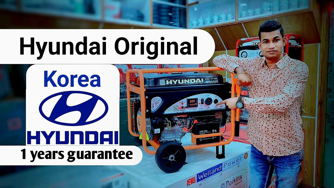 Hyundai original generator, Hyundai korea generator, generator price in ...