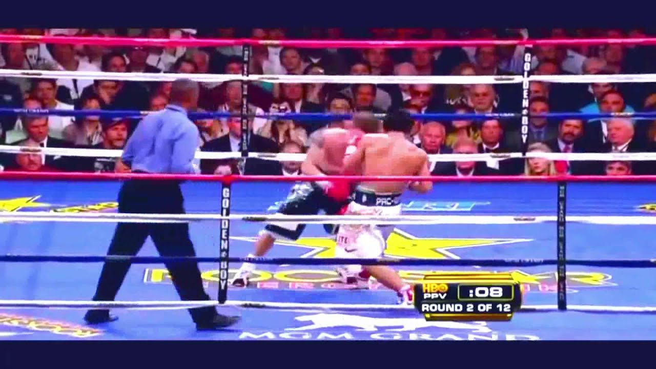 Pacquiao vs Hatton Fight EPIC KO rd 2 - YouTube