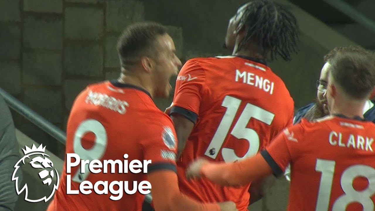 Teden Mengi gives Luton Town shock 1-0 lead over Crystal Palace ...