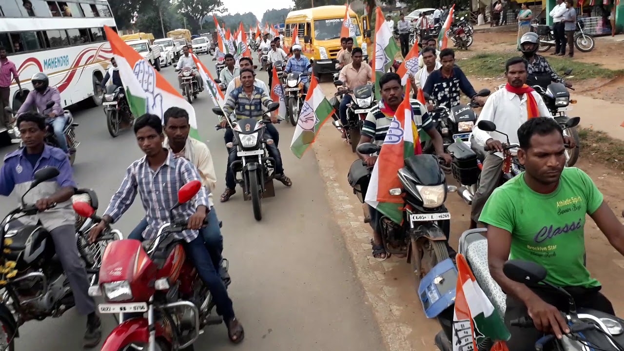 Vidhayak Sant Ram Netam ji Yetihasik Bike Raili Bahigaon keshkal - YouTube