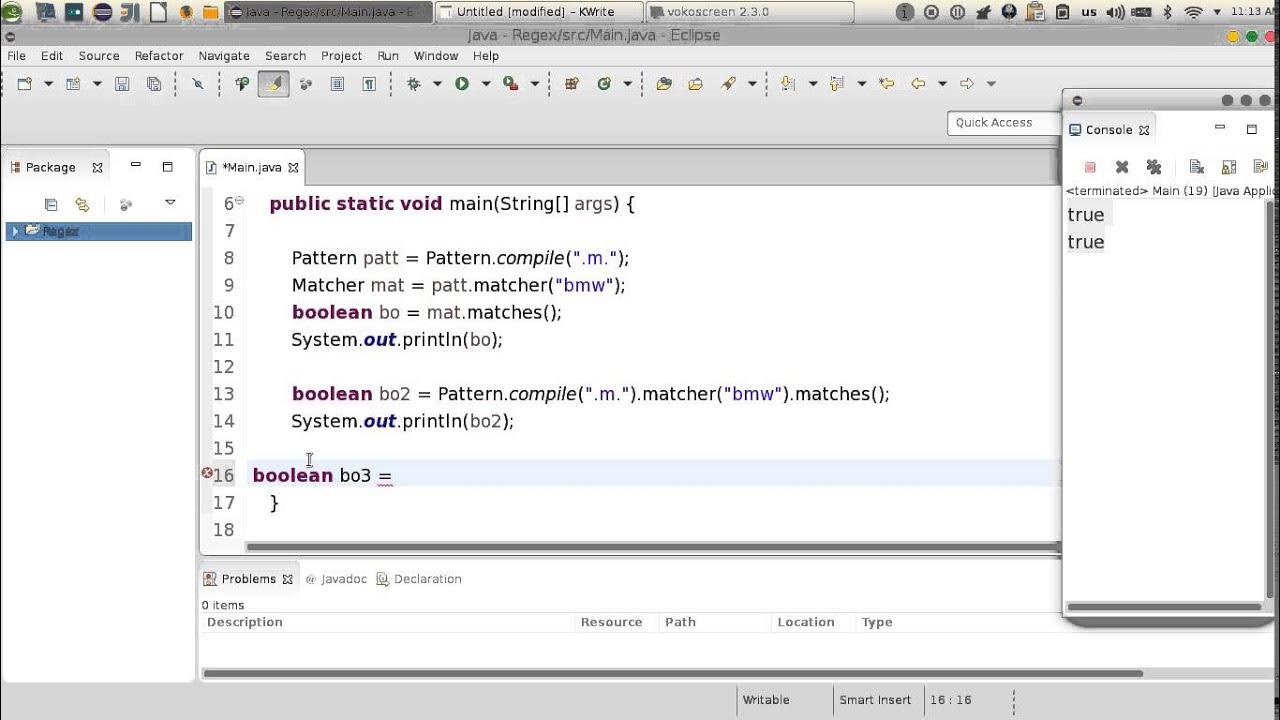 38 Java advanced RegEx ex التعابير النمطية - YouTube
