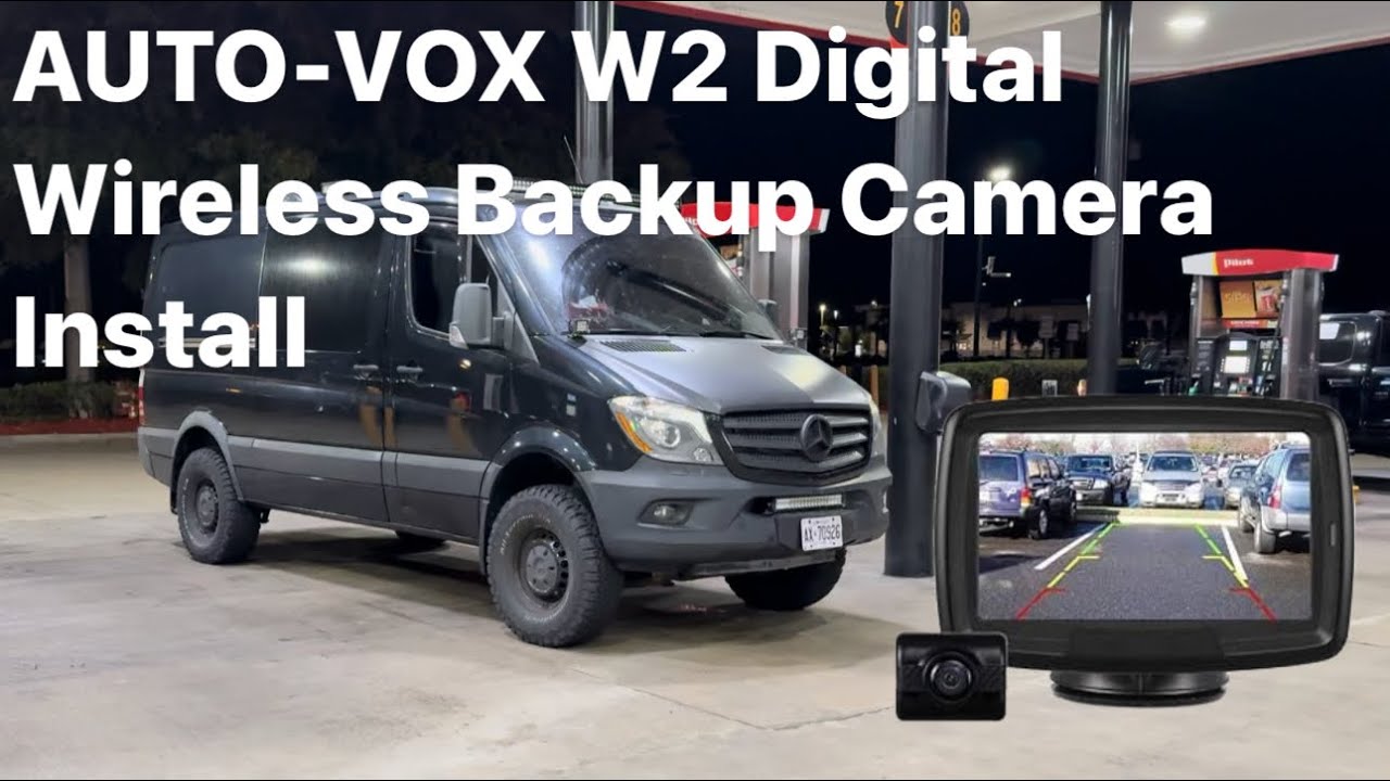 Auto Vox W2 Wireless Backup Camera Install | Day & Night Performance ...