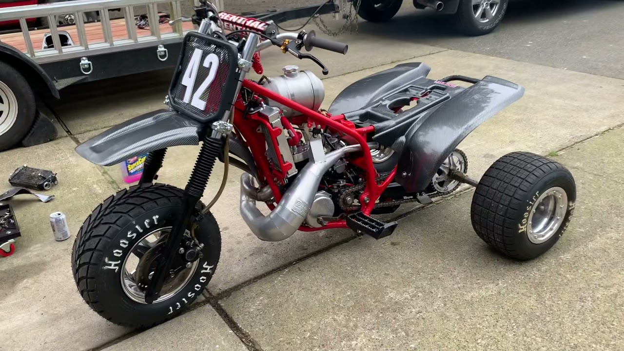 Yamaha Tri-Z 250 custom race setup - YouTube