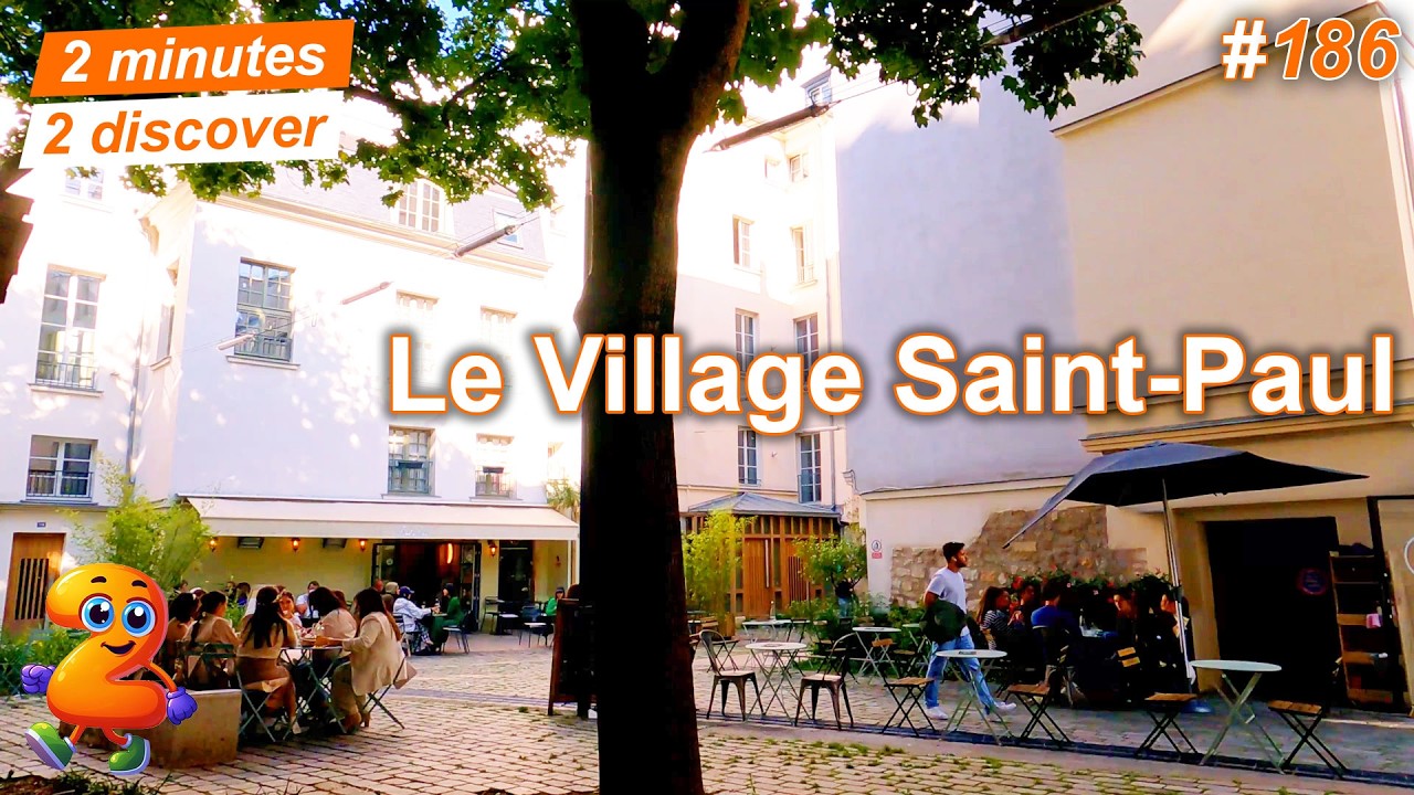 2 minutes 2 discover 186: Le Village Saint-Paul, Paris, France - YouTube