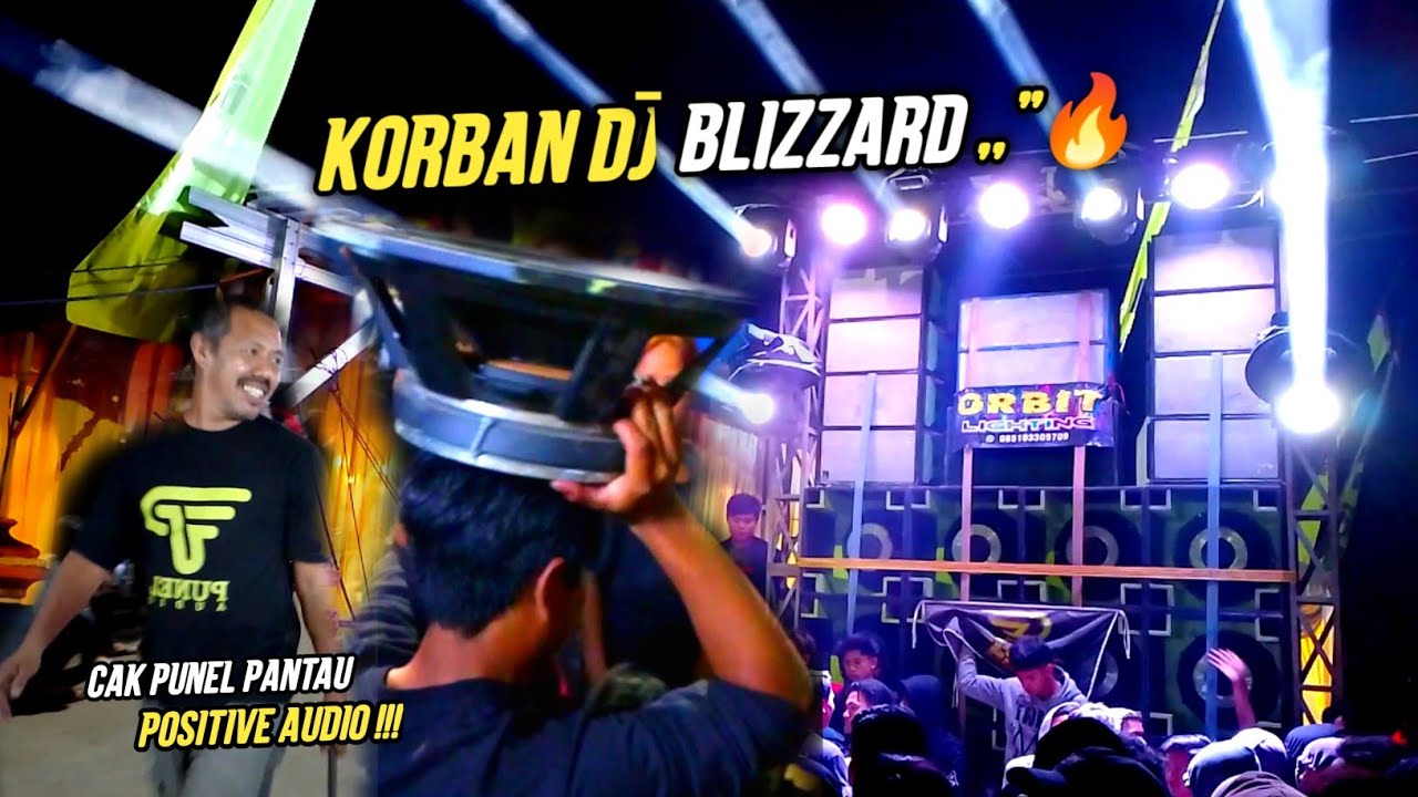Korban Dj Blizzard speaker subwoofer lepas🔥Mlm terakhir cak Punel ...