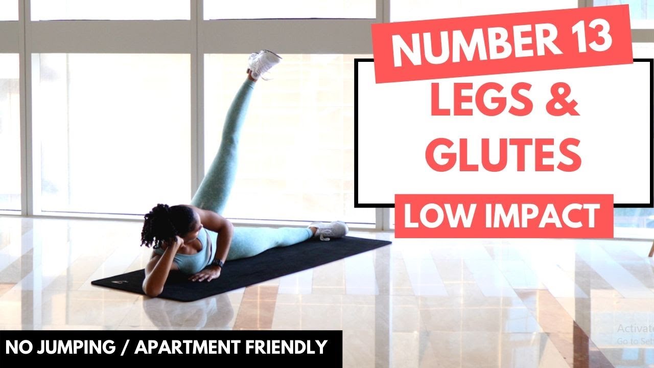 NO JUMPING - LOW IMPACT LEG WORKOUT | Legs & Glutes No.13 - YouTube