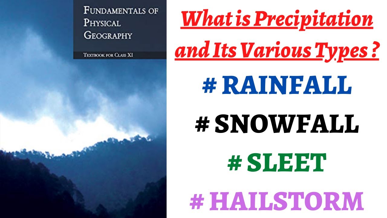 (P5C11) Why Precipitation Happens and Its types - Rainfall, Snowfall ...
