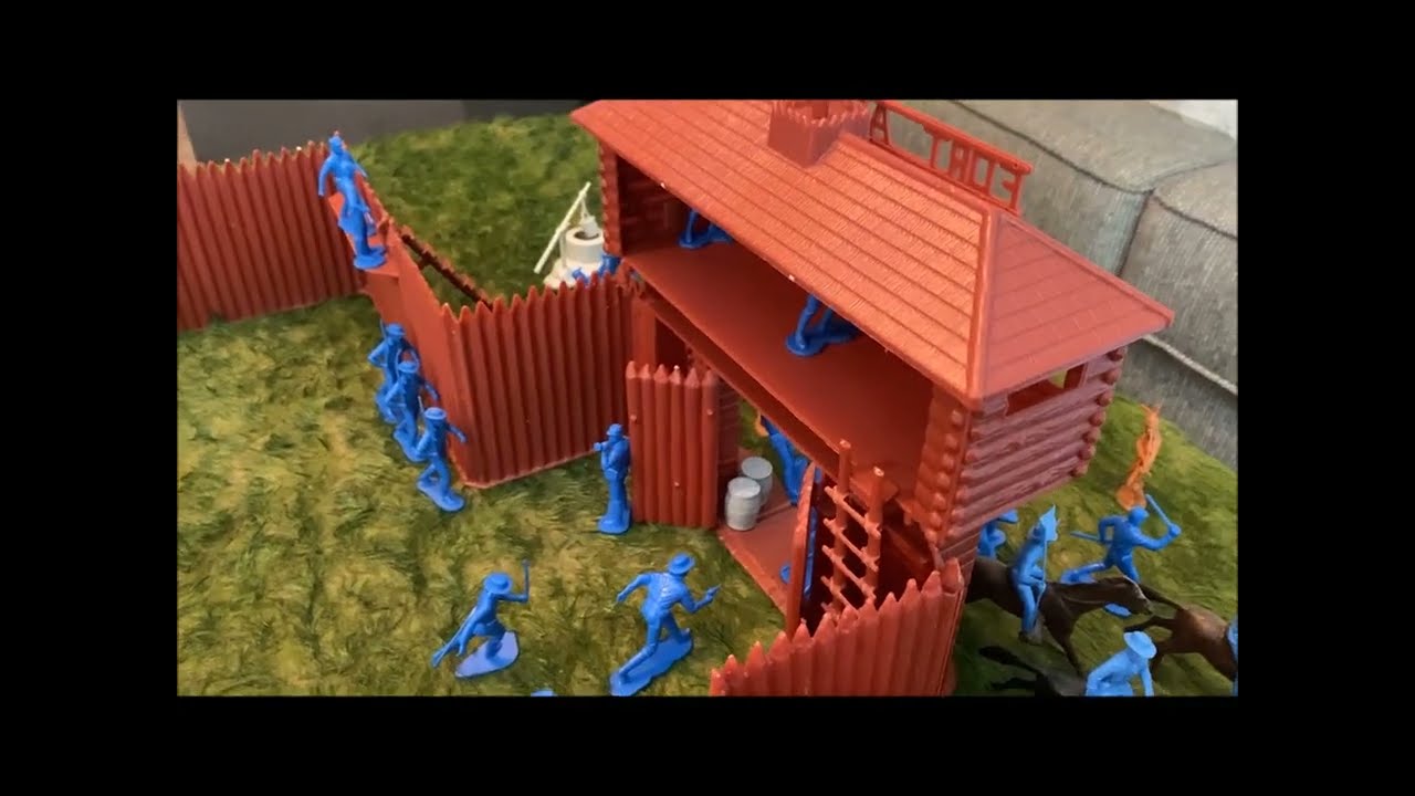 Marx Fort Apache playset #3686 - YouTube