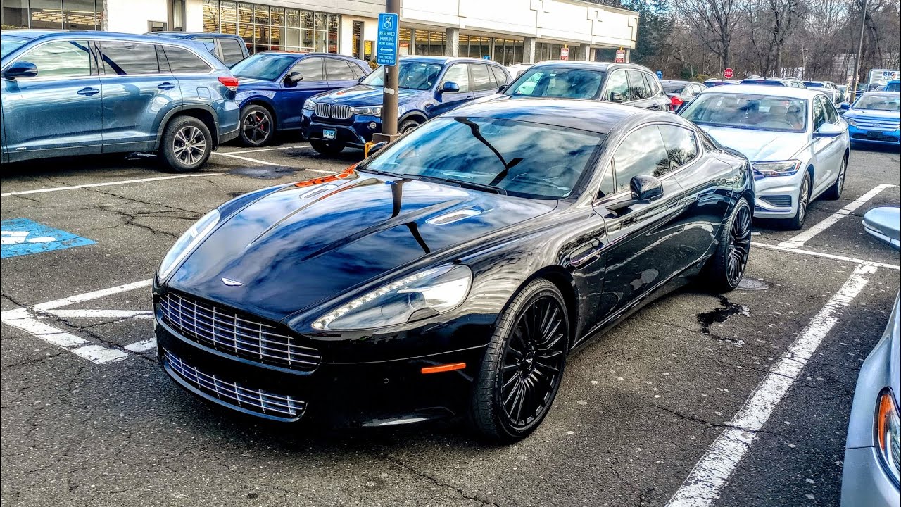 2016 ASTON MARTIN RAPIDE 6.0L V12 ENGINE 552HP EXT JET BLACK/BLACK INT ...