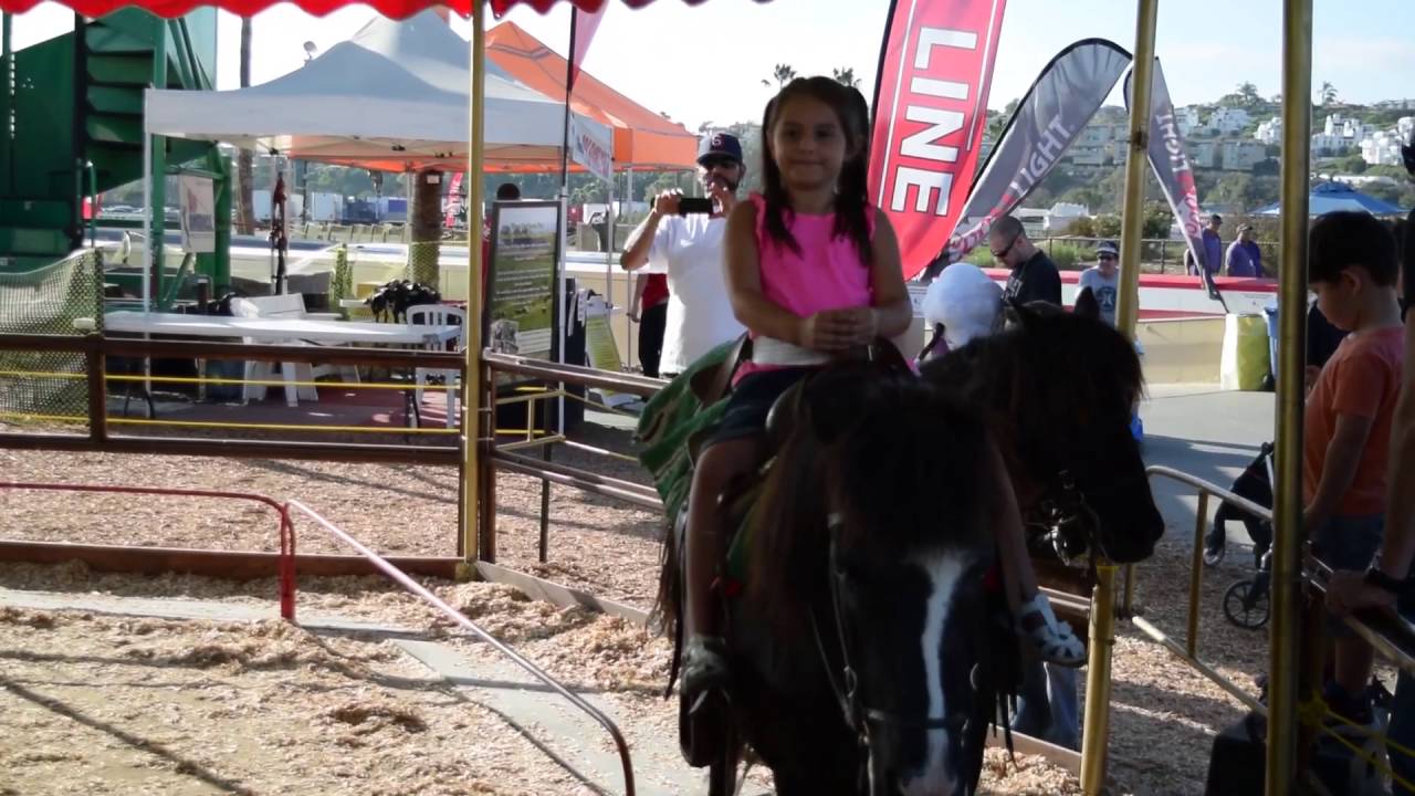 Pony ride del mar fair 2016 - YouTube