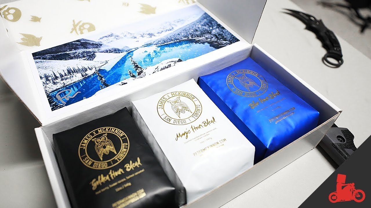 Peter McKinnon Bucket Shot + Coffee UNBOXING! - YouTube