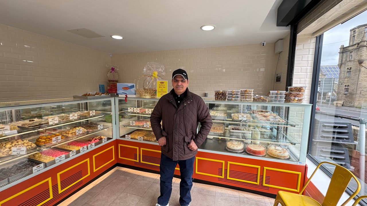 NEWLY OPENED Mushtaq Sweets in Bradford | Buffalo Milk Mithai 😍 - YouTube