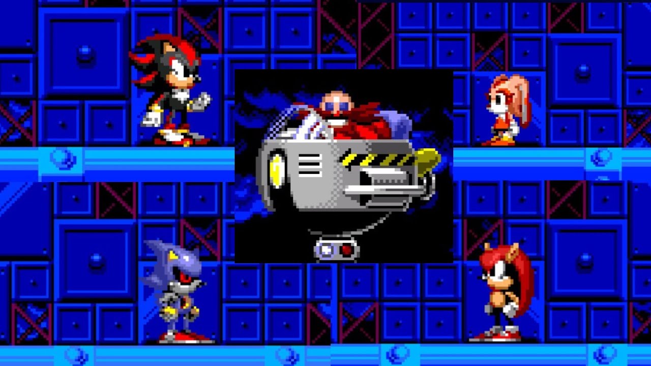 Metal Sonic, Mighty, Cream, Shadow vs Boss Rush | Sonic Forever - YouTube