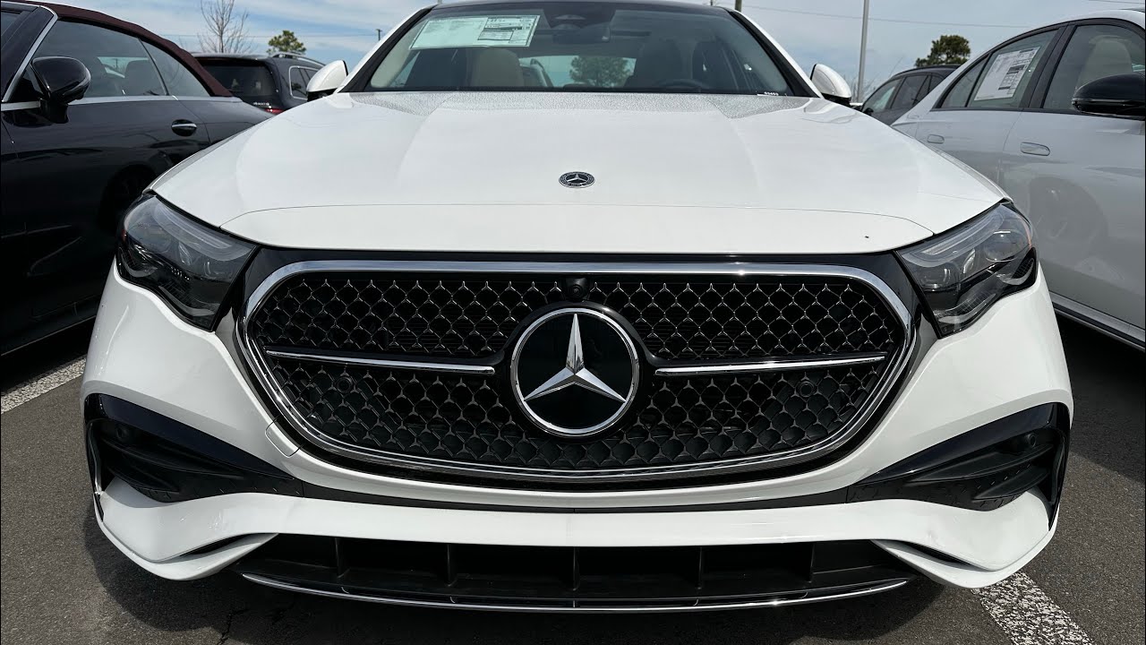 2024 Mercedes E350 Moonlight White Metallic - YouTube