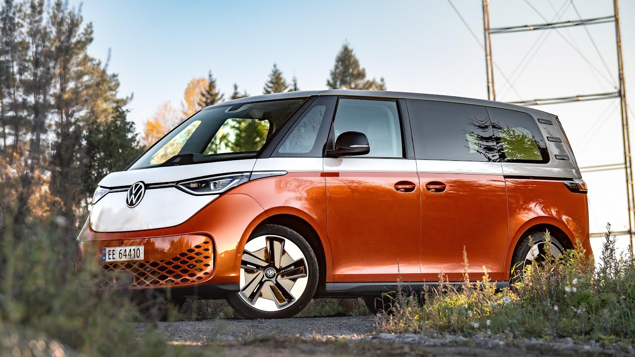 Test - Volkswagen ID. Buzz Pro: En glimrende familiebil - YouTube