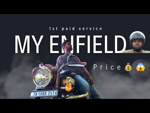 first time paid service my Enfield😱#shorts #trending #iambhagya # ...
