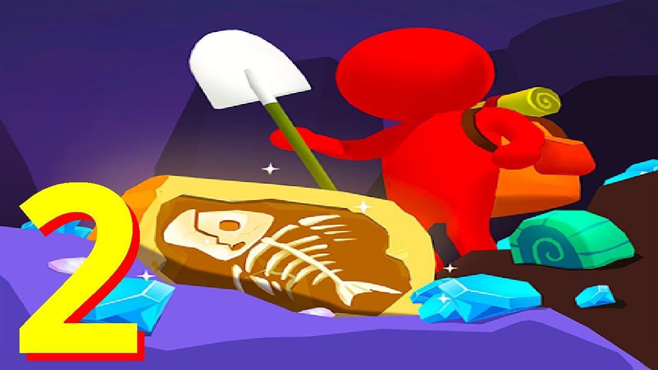 🦴 Digging Master 💎 GAMEPLAY Part 2 NEW Stuff + BIG Upgrades (Android ...