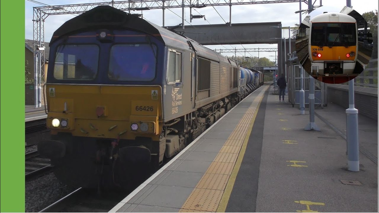 Class 66 RHTT at Marks Tey - YouTube