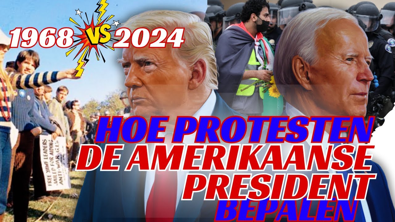 (1968 vs. 2024) Hoe Protesten Presidentsverkiezingen Bepalen - YouTube
