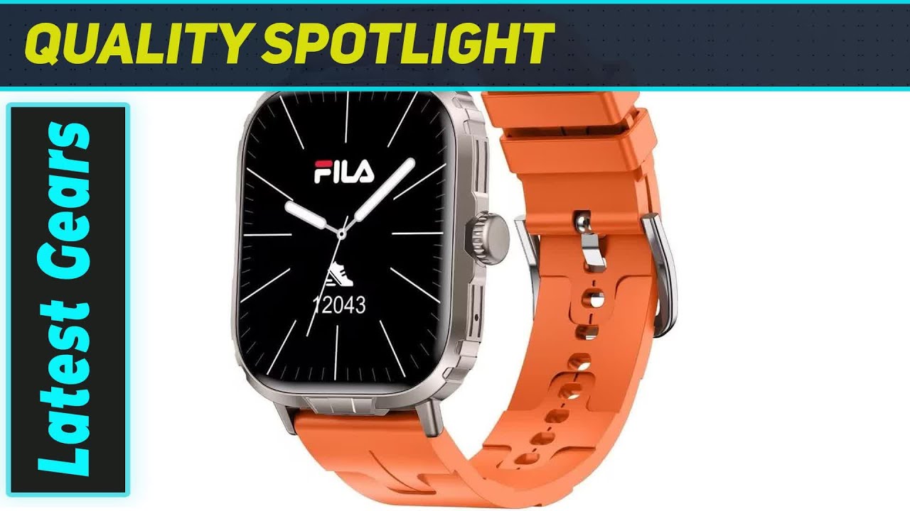 Fila Smart Watch: Big Screen, Bluetooth Calls, & Fitness Powerhouse ...