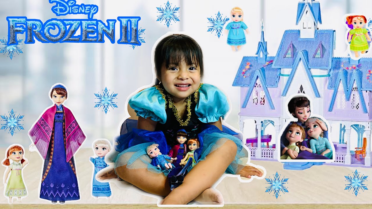 Heidy Plays with Disney FROZEN Toys / Heidy juega con nuevas muñecas de ...