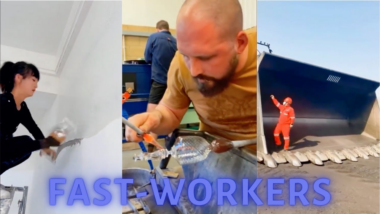 Fast-workers lol new relaxing video | Satisfying's video asmr video ...