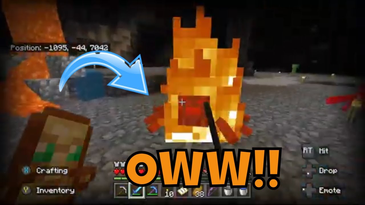 I love how mad spiders are when they are on fire! Time to play some # ...