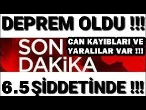 Sondakika KÖTÜ Haber! ÇOK ŞİDDETLİ Korkutan DEPREM! SON DAKİKA Açıklaması #sondakika
