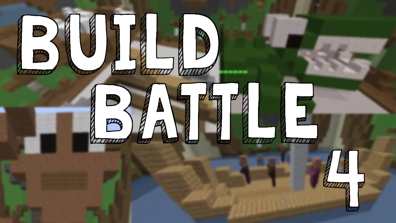 Hypixel Build Battle 4 Alien, Catapult, Pirate ship, Crocodile - YouTube
