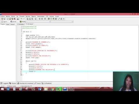 PROGRAMA CON IF-ELSE, SWITCH Y WHILE EN C++ - YouTube