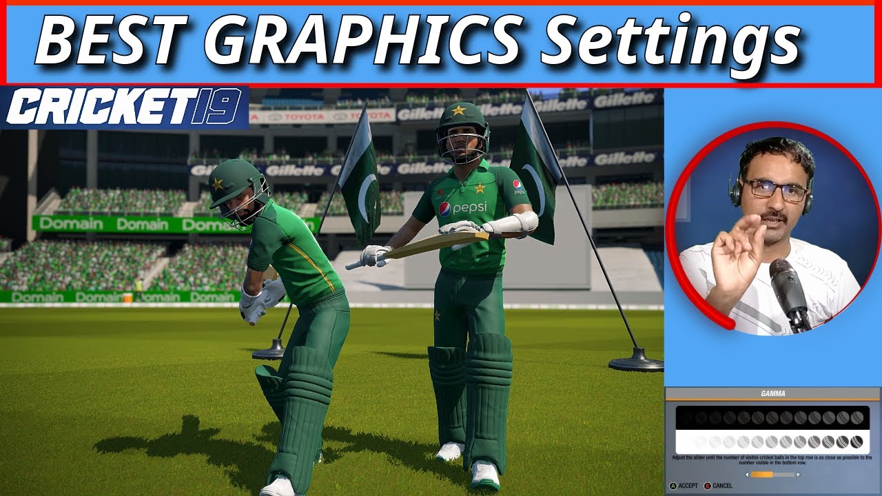 Cricket 19 Graphics Settings - YouTube