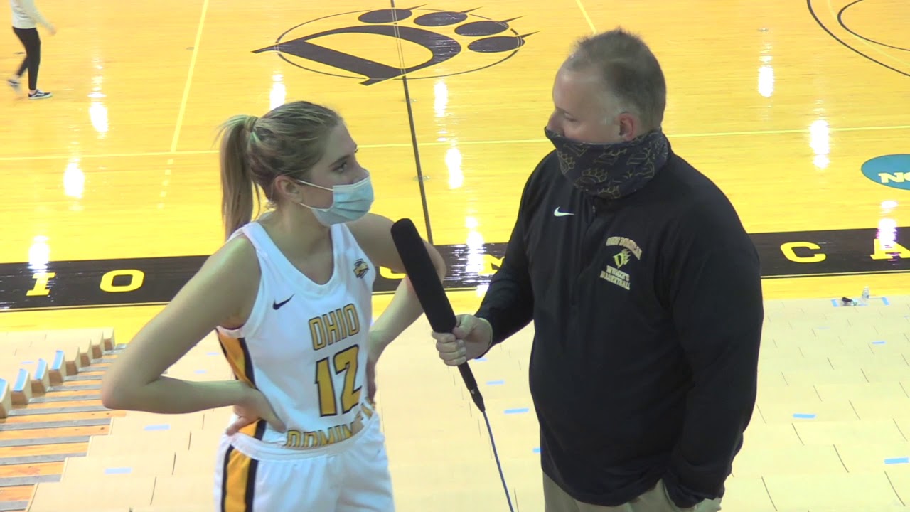 Todd Bell interviews Angela Troyer after she collects 1,000 career ...