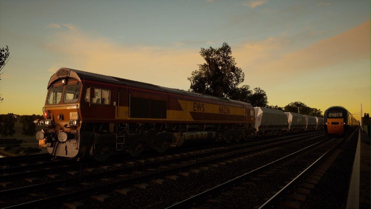 Train Sim World 4 Class 66 "Shed" Cargo Line Aggregates Great Western ...